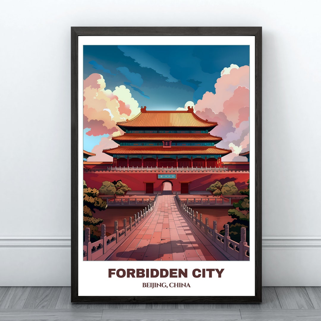 Forbidden City Travel Printable Poster - China Travel Poster -forbidden ...