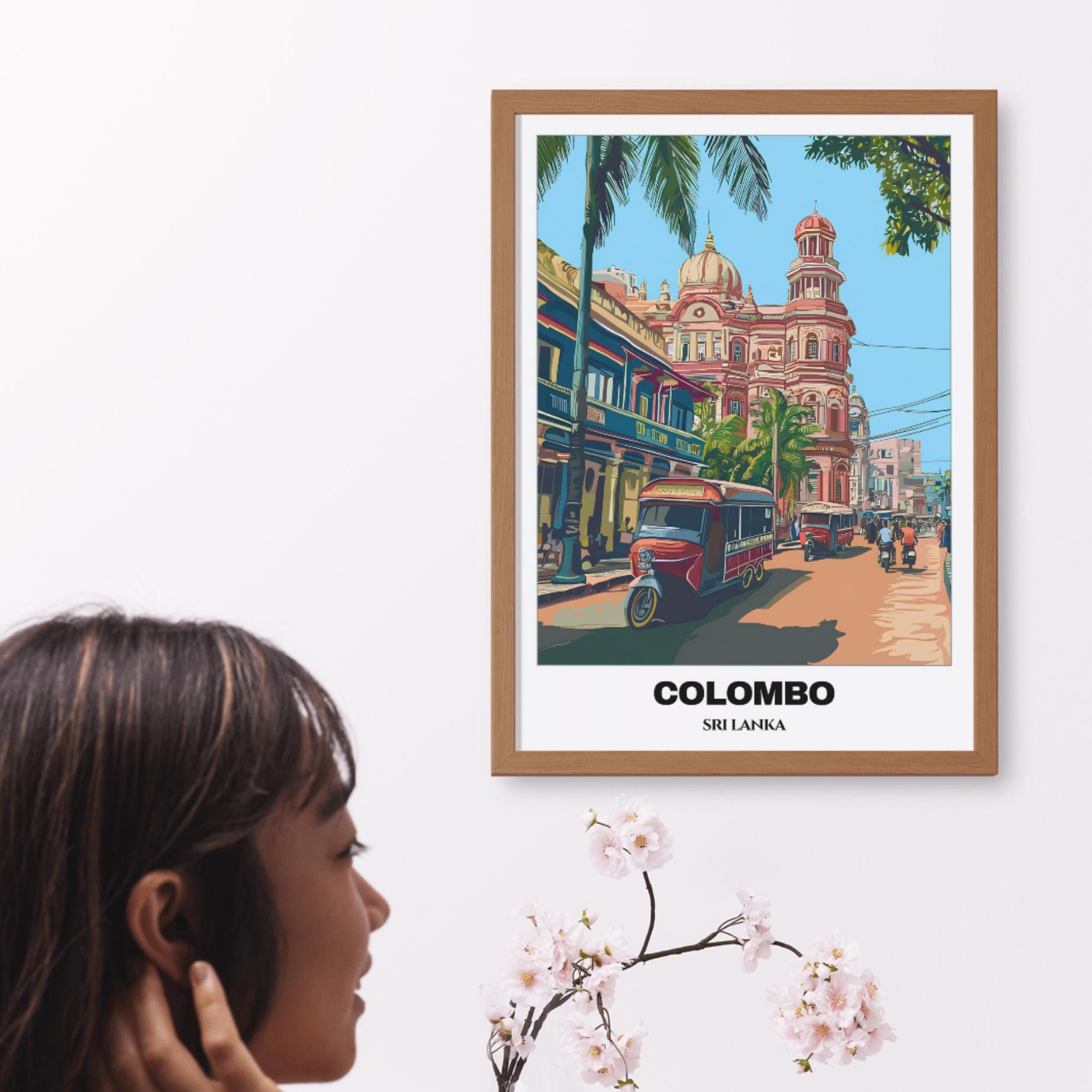 Colombo Travel Printable Poster - Sri Lanka Travel Poster - Cityscape ...