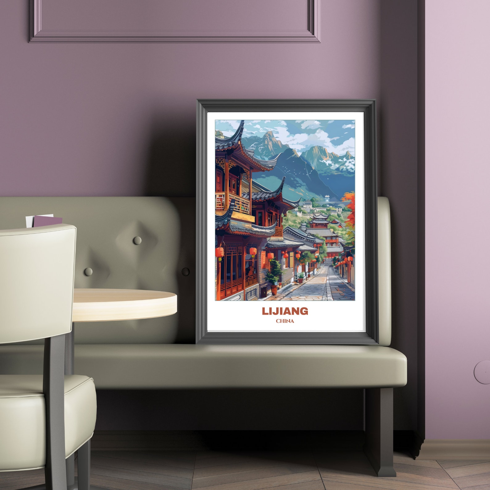 Lijiang Printable Travel Poster China Travel Poster Insta Download ...