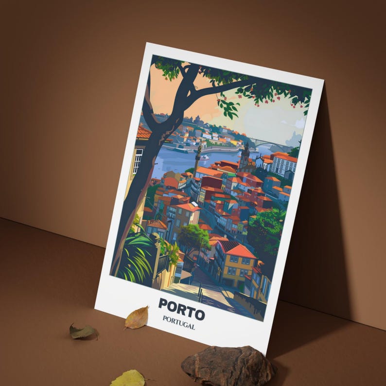 Porto Travel Printable Poster - Portugal Travel Poster - Citycape ...