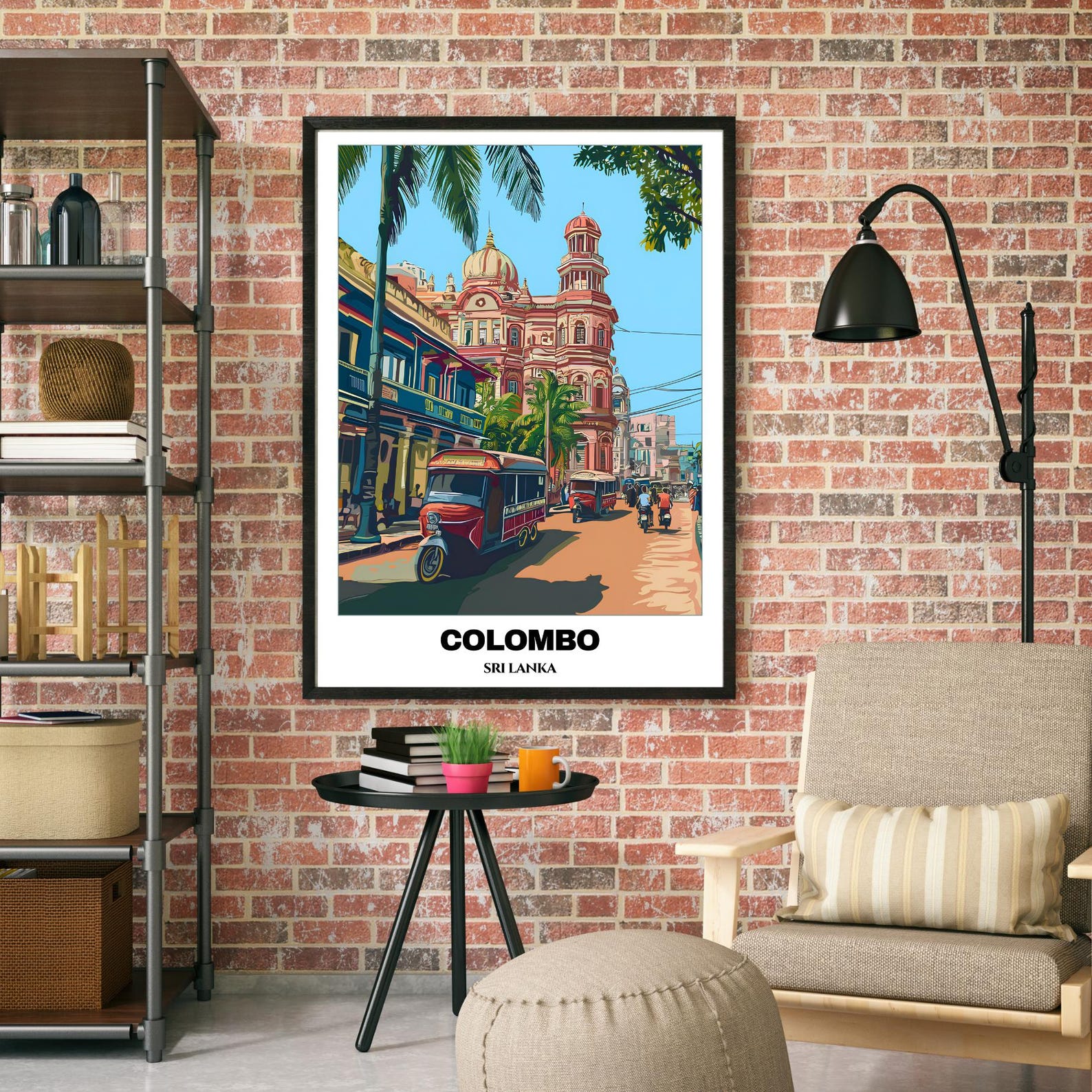 Colombo Travel Printable Poster - Sri Lanka Travel Poster - Cityscape ...
