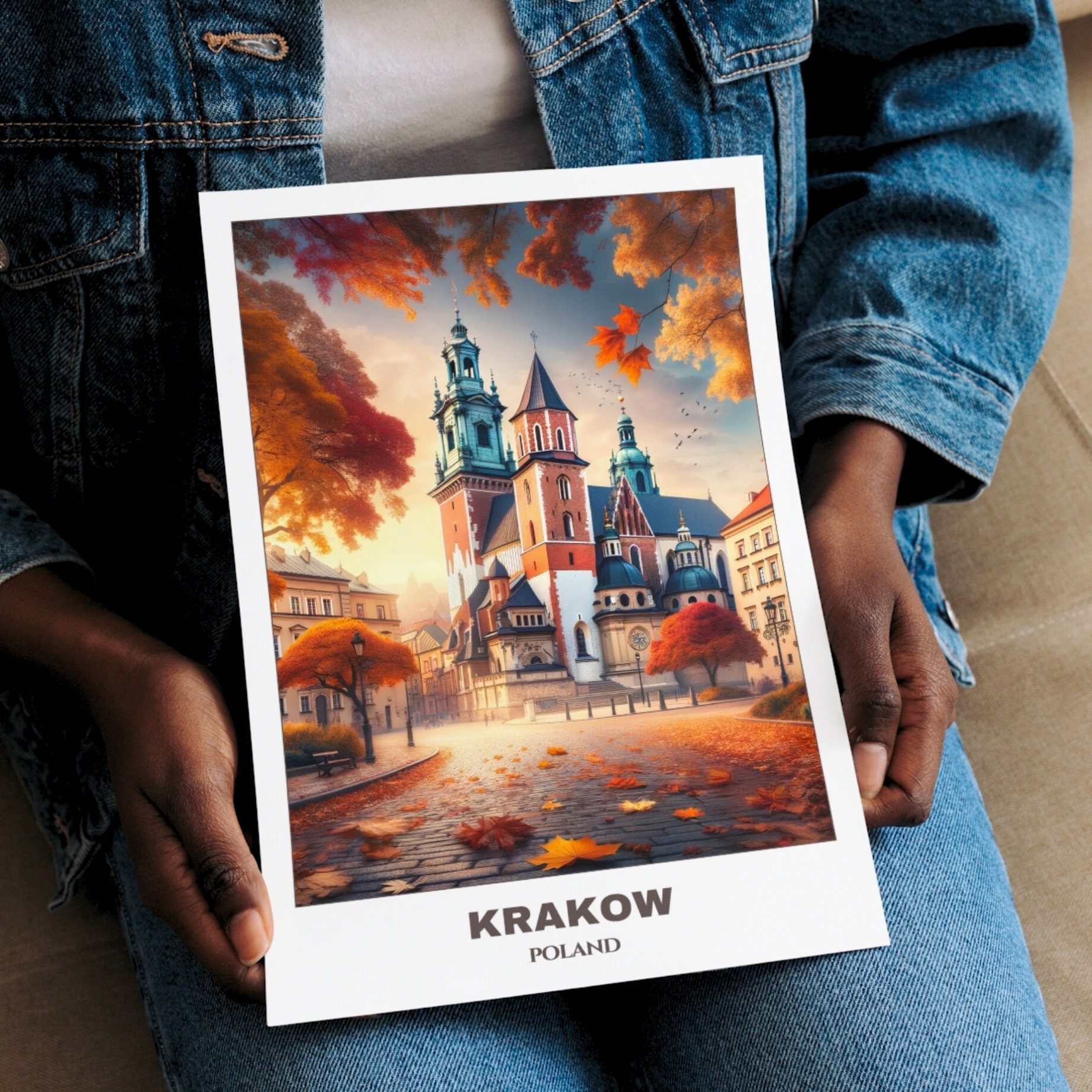 KRAKOW Travel Printable Poster Poland Travel Poster Krakow Painting ...