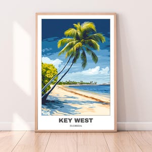 Key West Printable Travel Poster - Florida Travel Poster - Digital ...