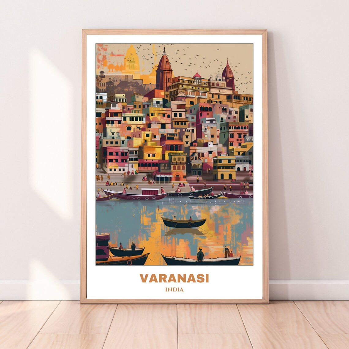 Varanasi Travel Printable Poster - India Travel Poster -varanasi ...