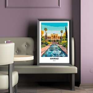 Shiraz Travel Print Wall Art, Shiraz - Iran City Print, Shiraz Travel ...
