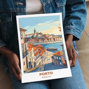 Porto Travel Printable Poster - Portugal Travel Poster - Citycape ...