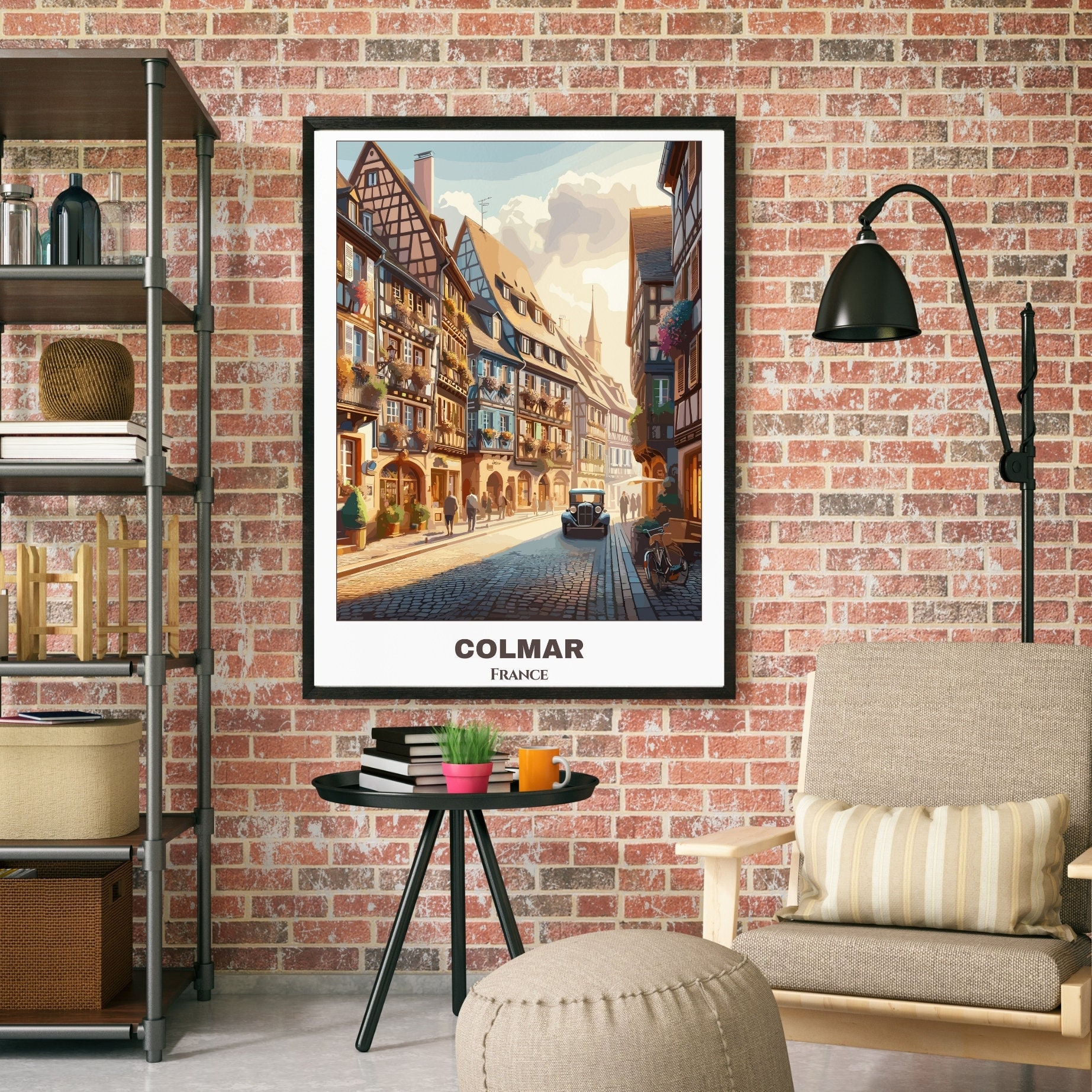 COLMAR Travel Printable Poster -france Travel Poster -colmar Painting ...