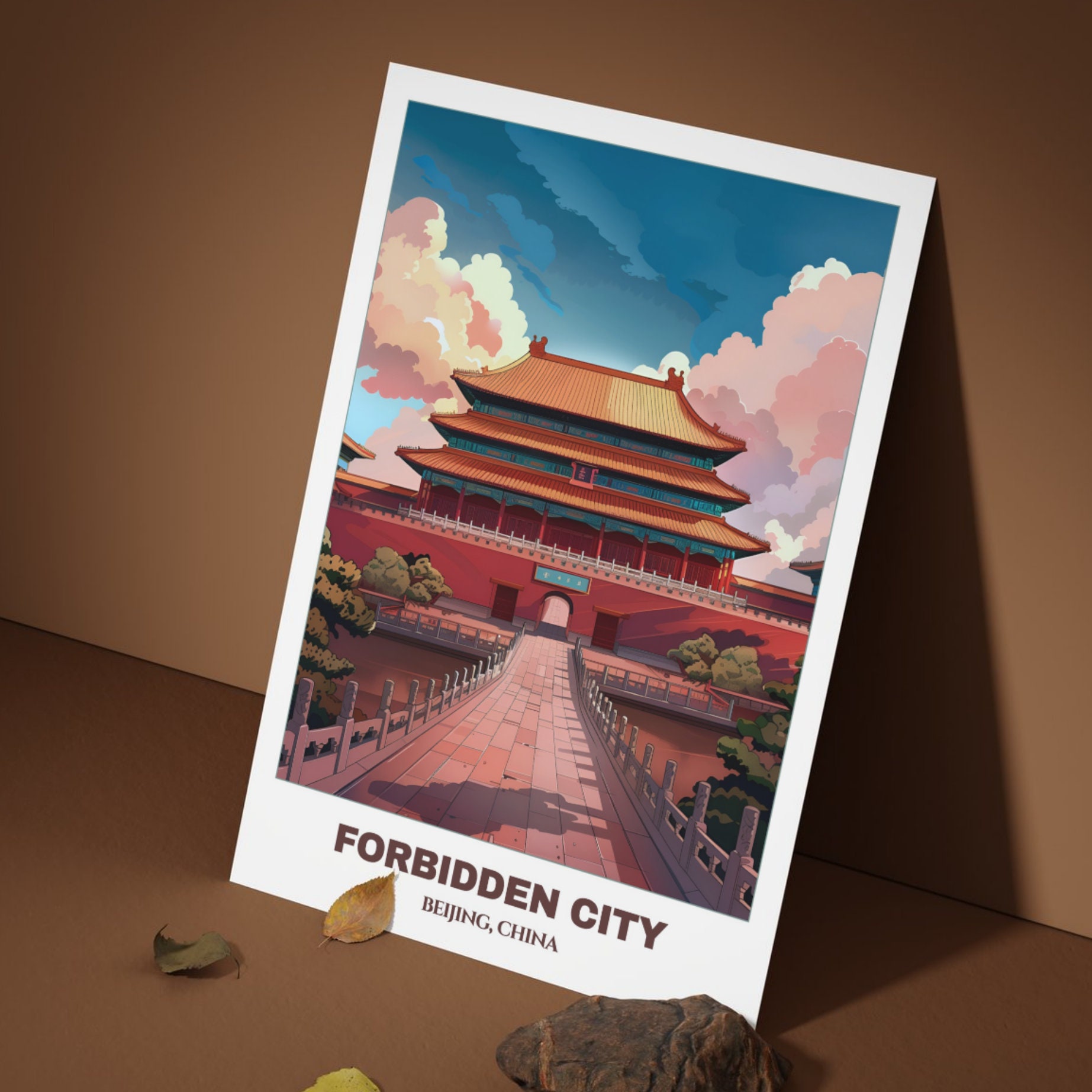 Forbidden City Travel Printable Poster - China Travel Poster -forbidden ...