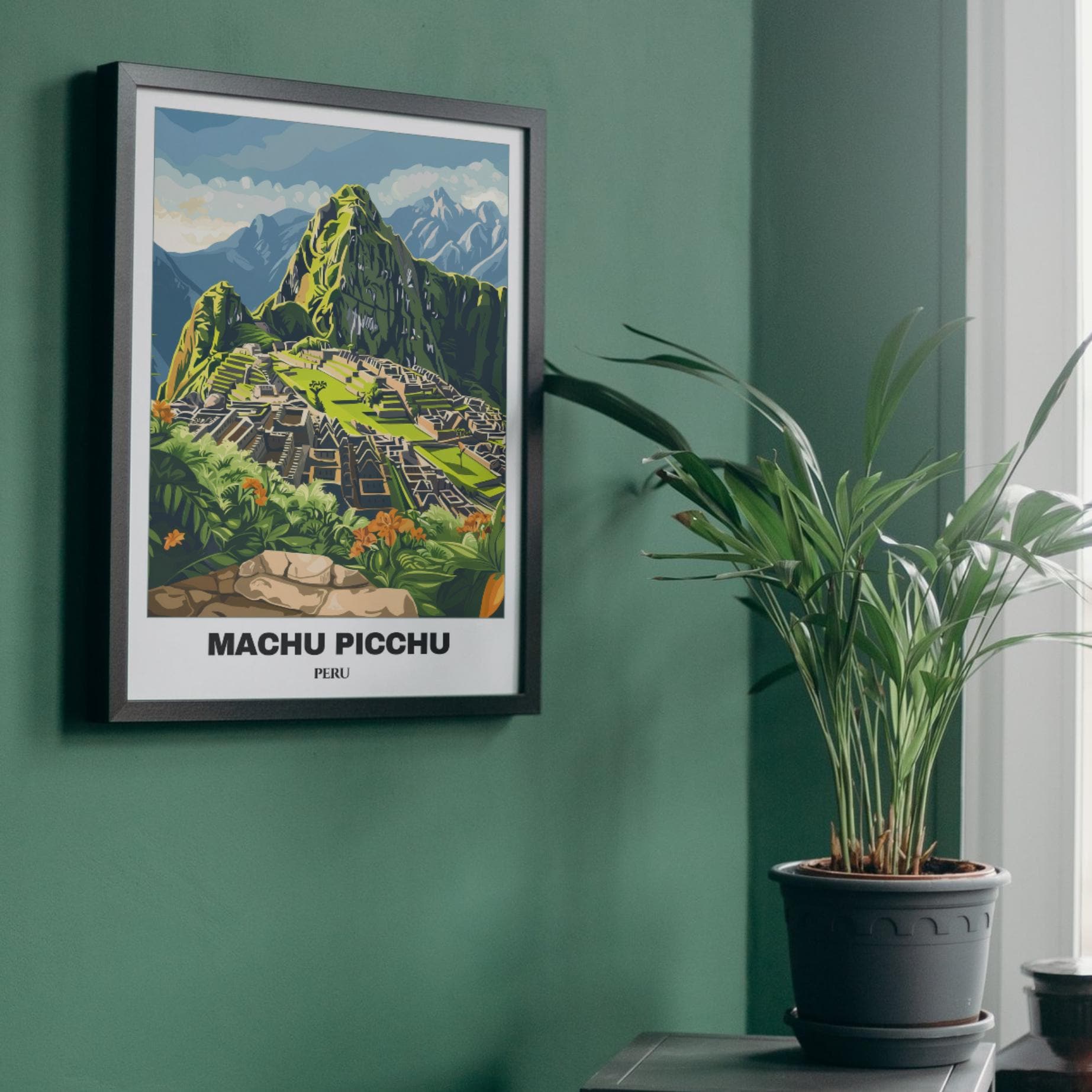 Machu Picchu Travel Printable Poster - Peru Travel Poster -citycape ...