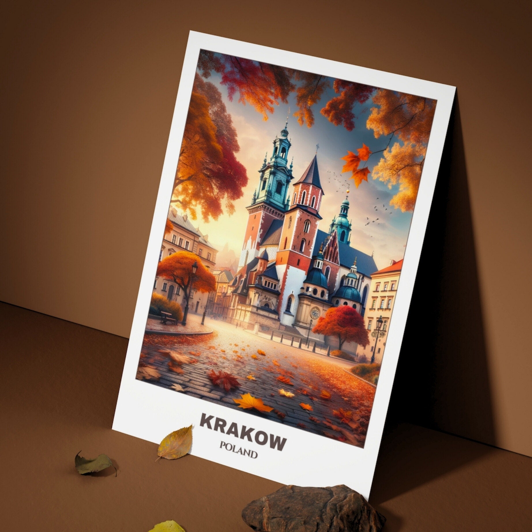 KRAKOW Travel Printable Poster - Poland Travel Poster - Krakow Painting ...