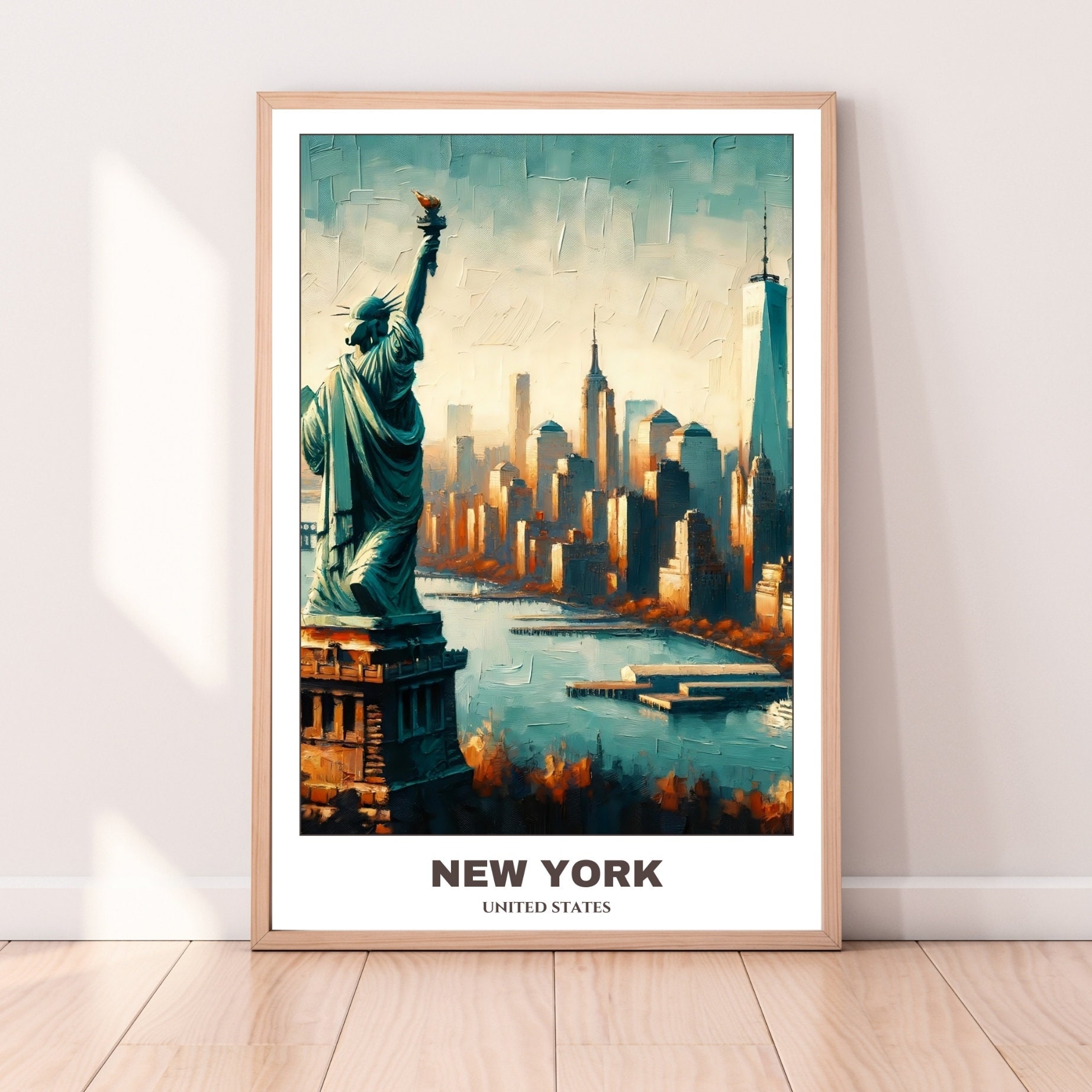 New York City Printable Poster - United States Travel Poster - New York ...