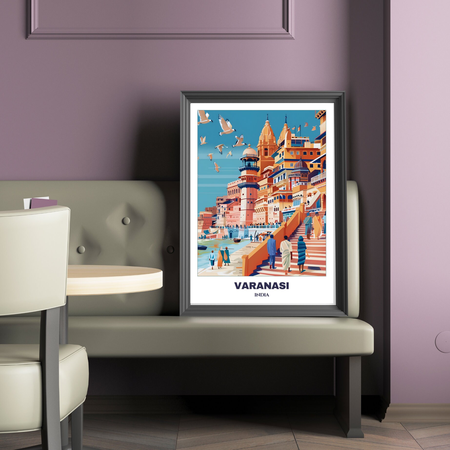 Varanasi Travel Printable Poster - India Travel Poster -varanasi ...