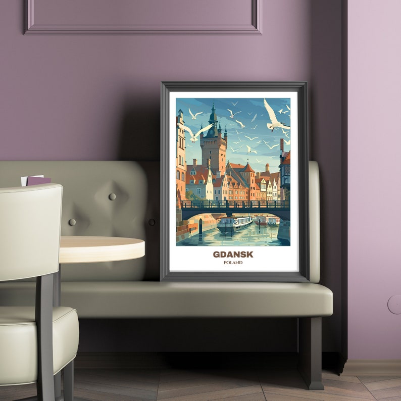 Gdansk Printable Travel Poster - Poland Travel Poster - Insta Download ...