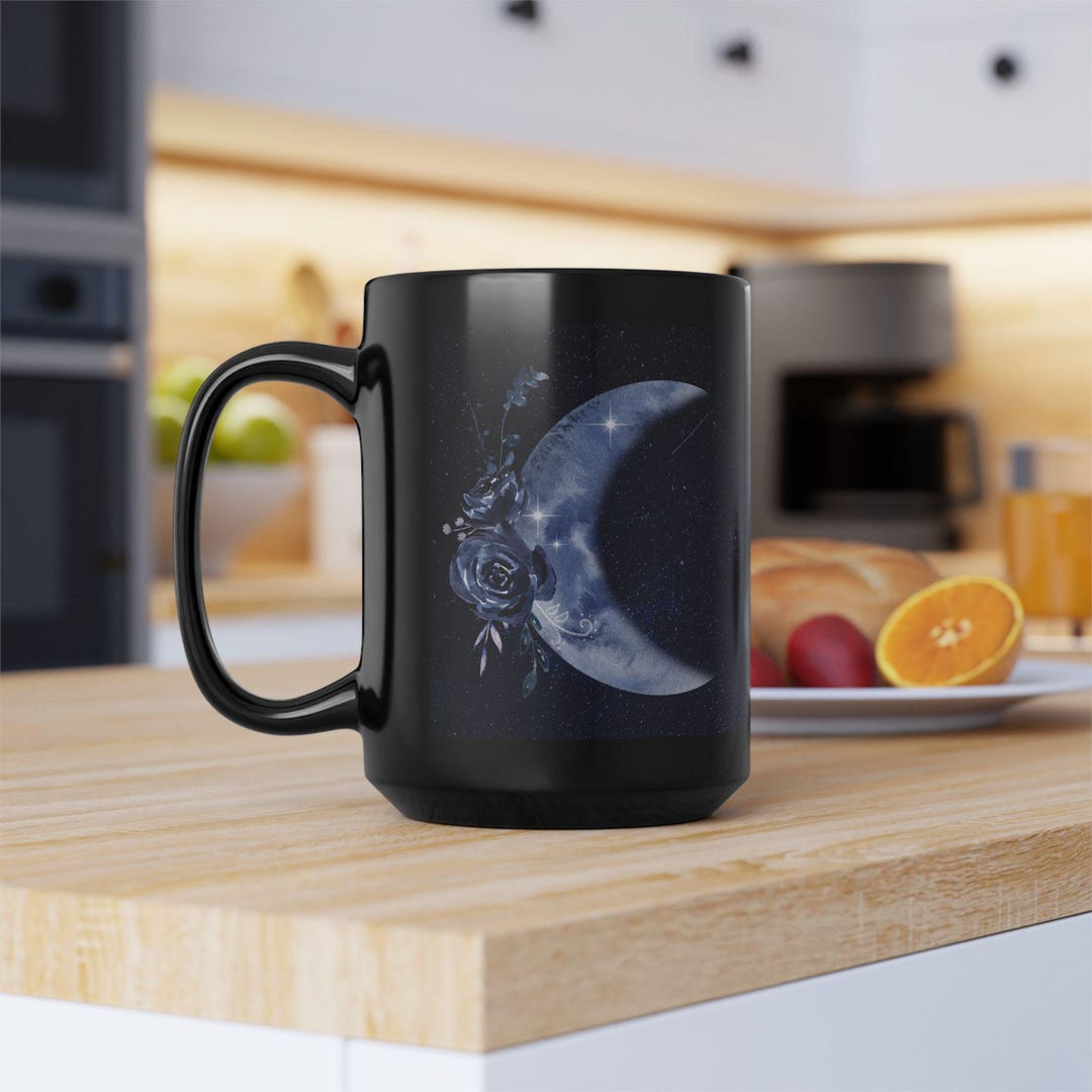 Celestial Moon and Stars Mug - Etsy