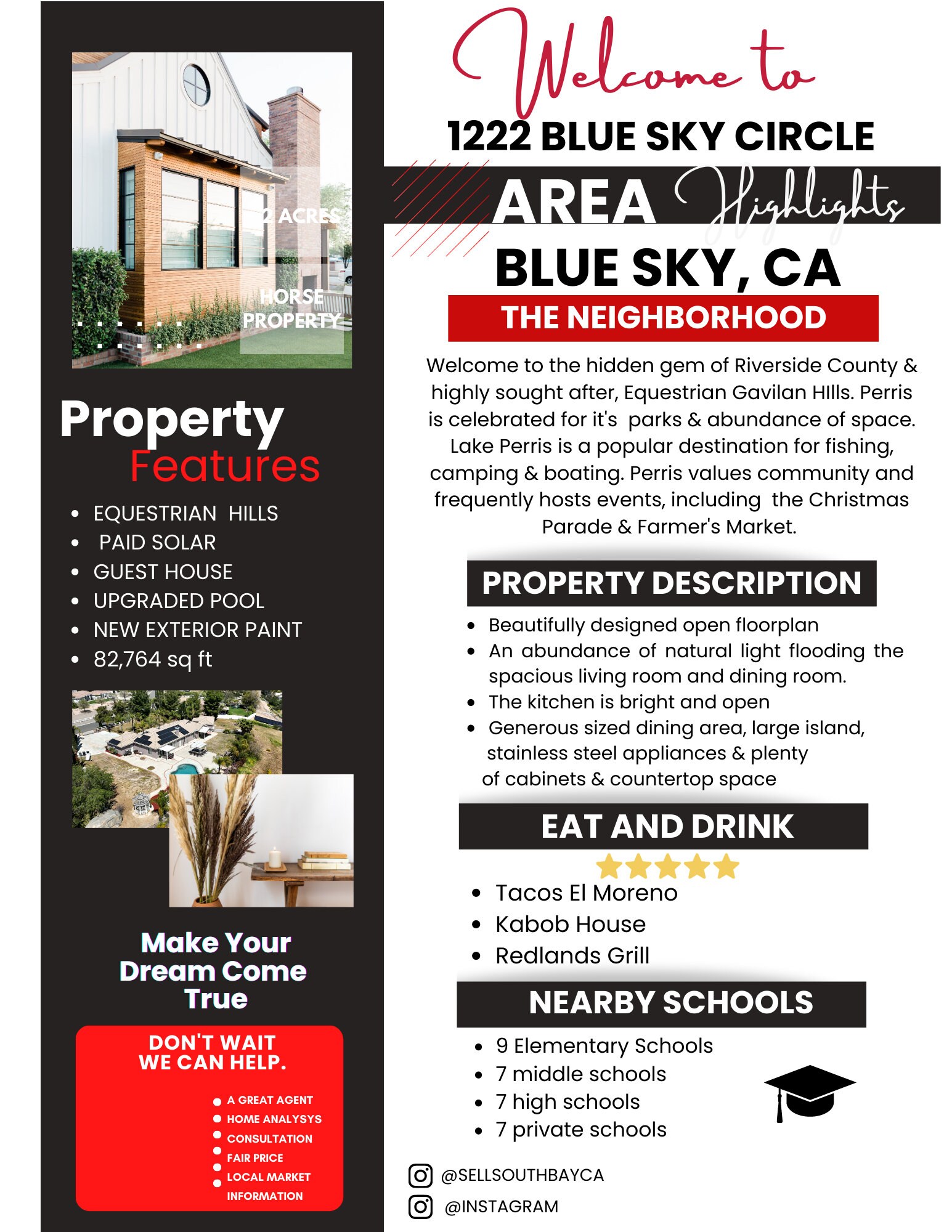 Vibrant Open House Flyer Real Estate Open House Template Eye-catching ...
