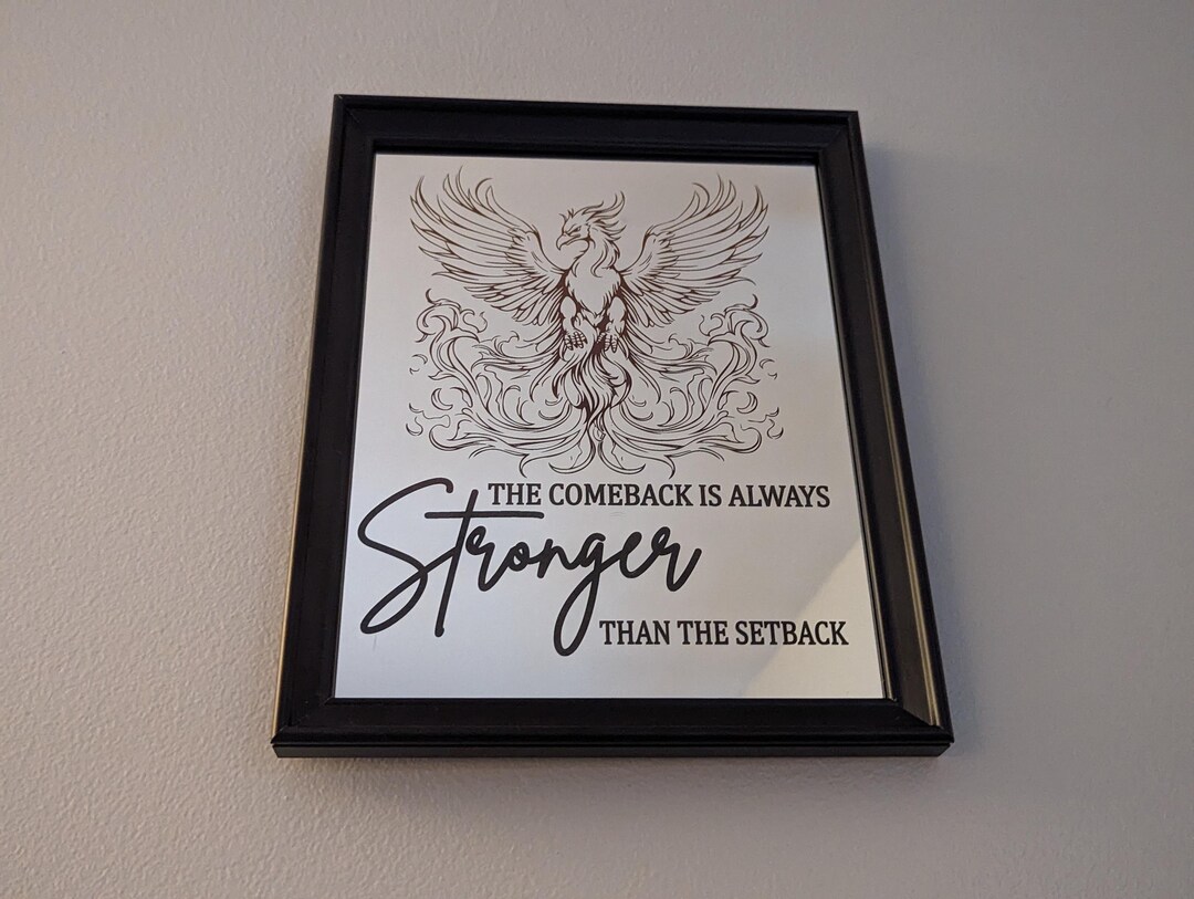 Custom Engraved Mirror Custom Home Decor Custom Wall Decor Phoenix ...