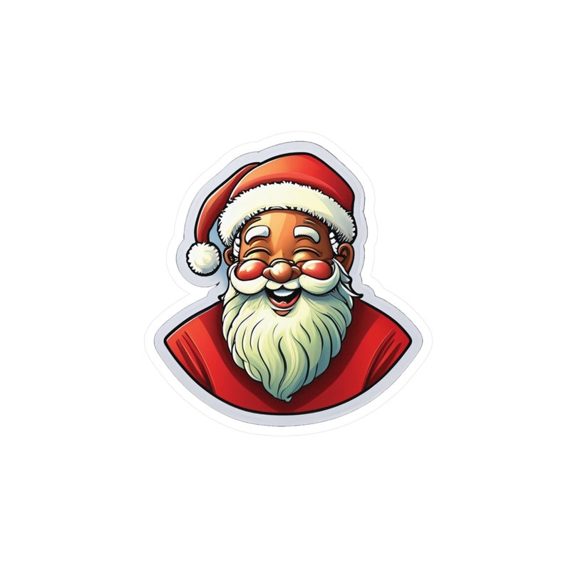 Santa Sticker, Waterproof Sticker, Christmas Stickers, Xmas Sticker - Etsy