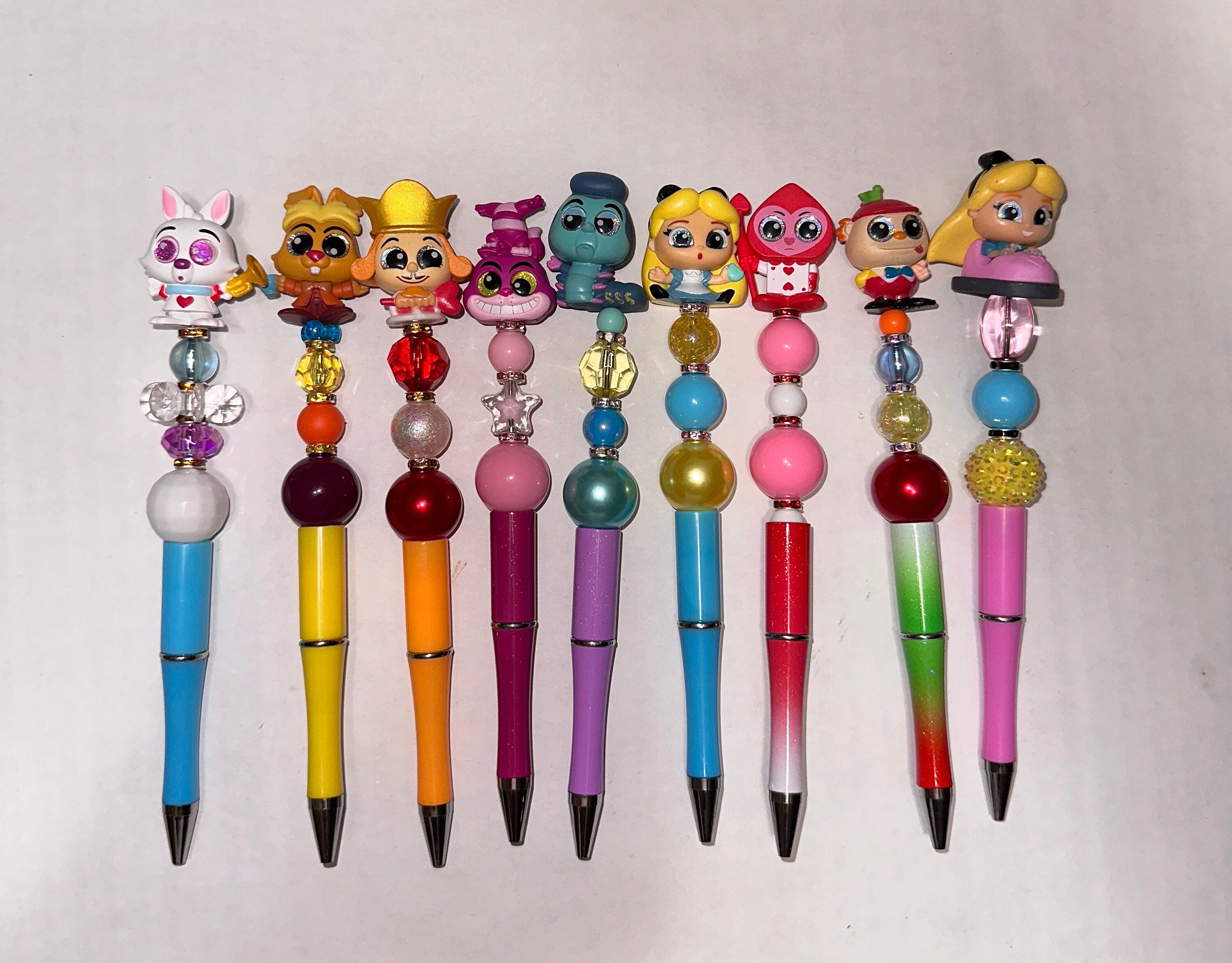 Alice in Wonderland Themed Pens With Disney Doorables - Etsy