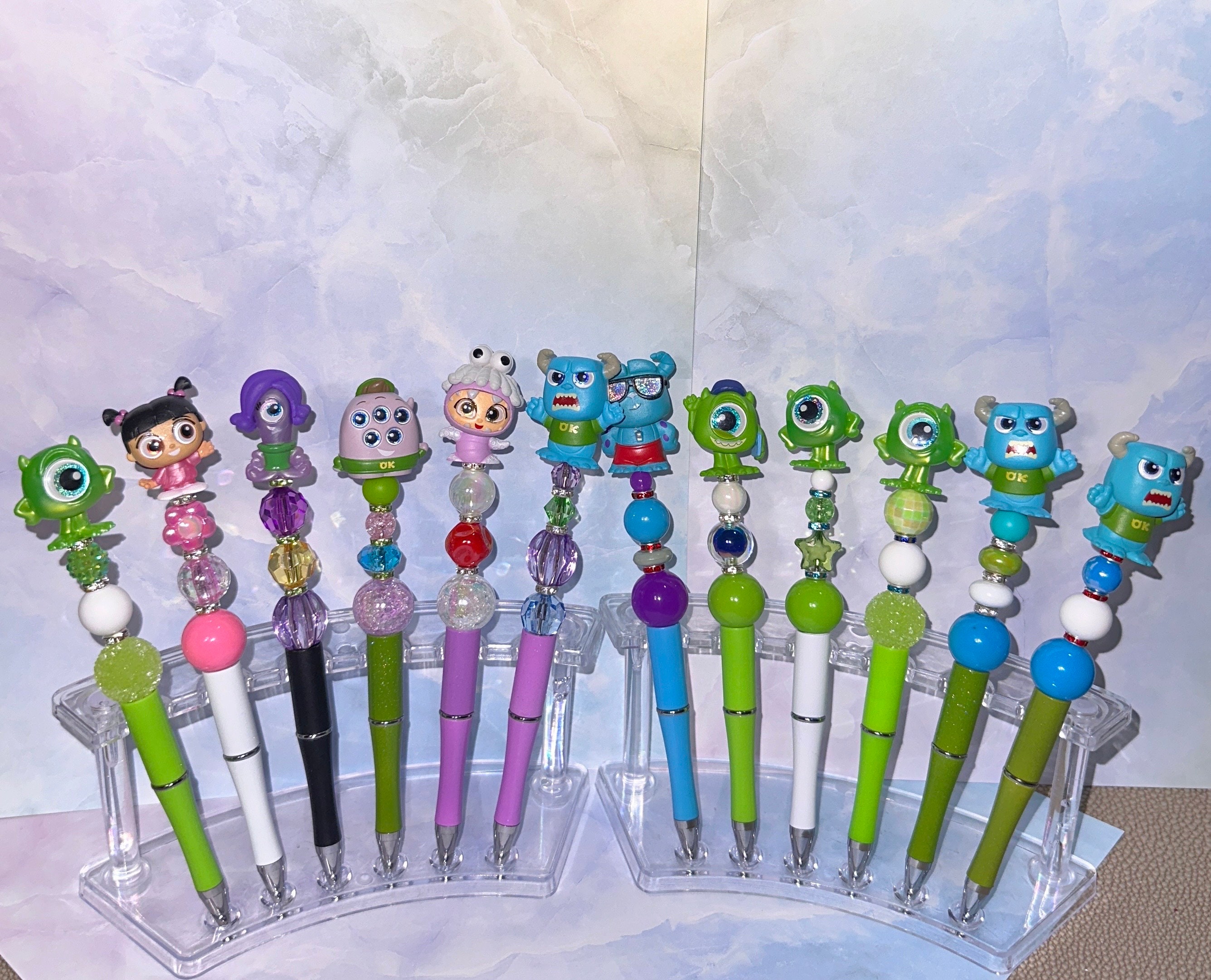 Monsters Inc / Monsters University Themed Pens With Disney Doorables - Etsy