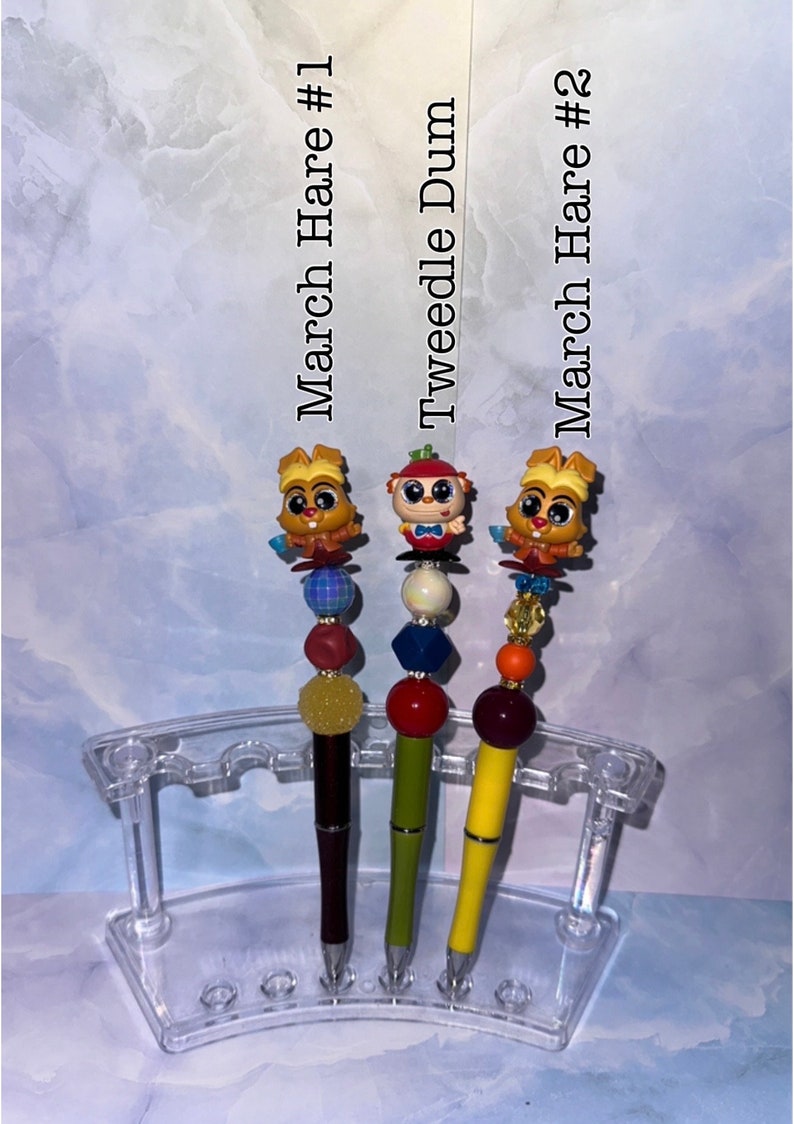Alice in Wonderland Themed Pens With Disney Doorables - Etsy