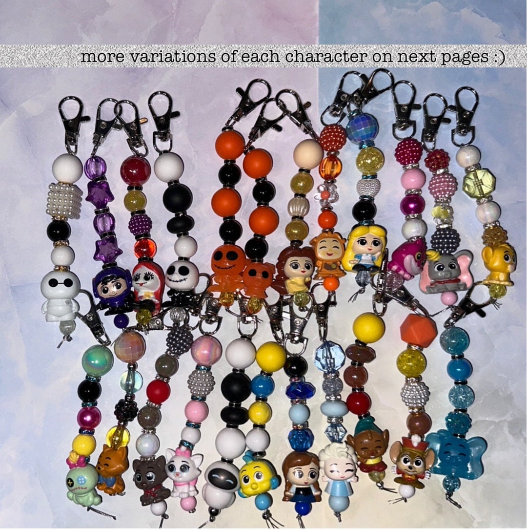 Part 2. Disney Themed Keychains With Disney Doorable Squish'alots - Etsy