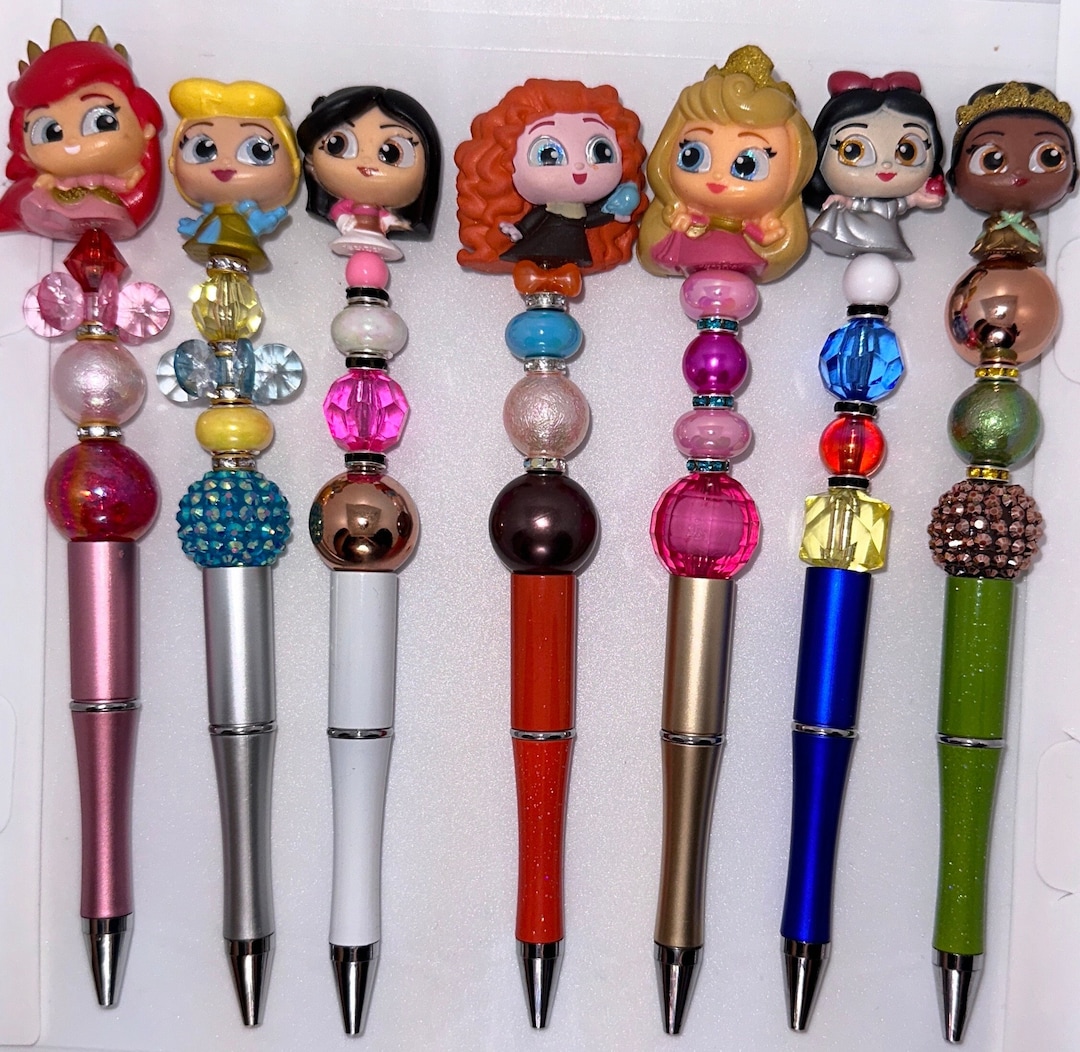 Disney Princess Themed Pens With Disney Doorables - Etsy