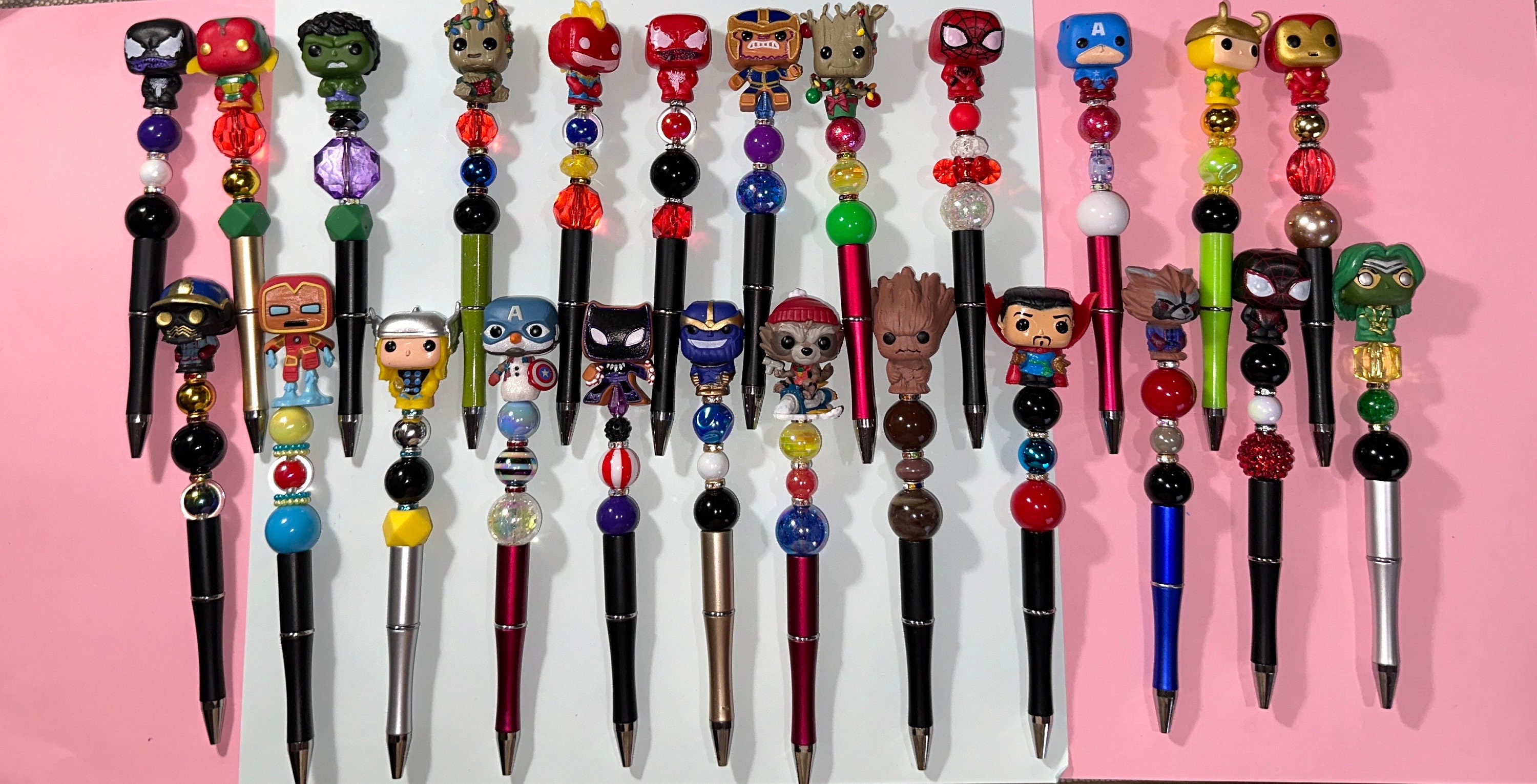 Marvel Themed Pens - Etsy