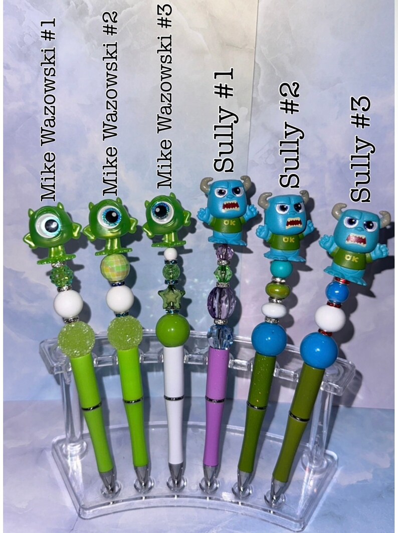 Monsters Inc / Monsters University Themed Pens With Disney Doorables - Etsy