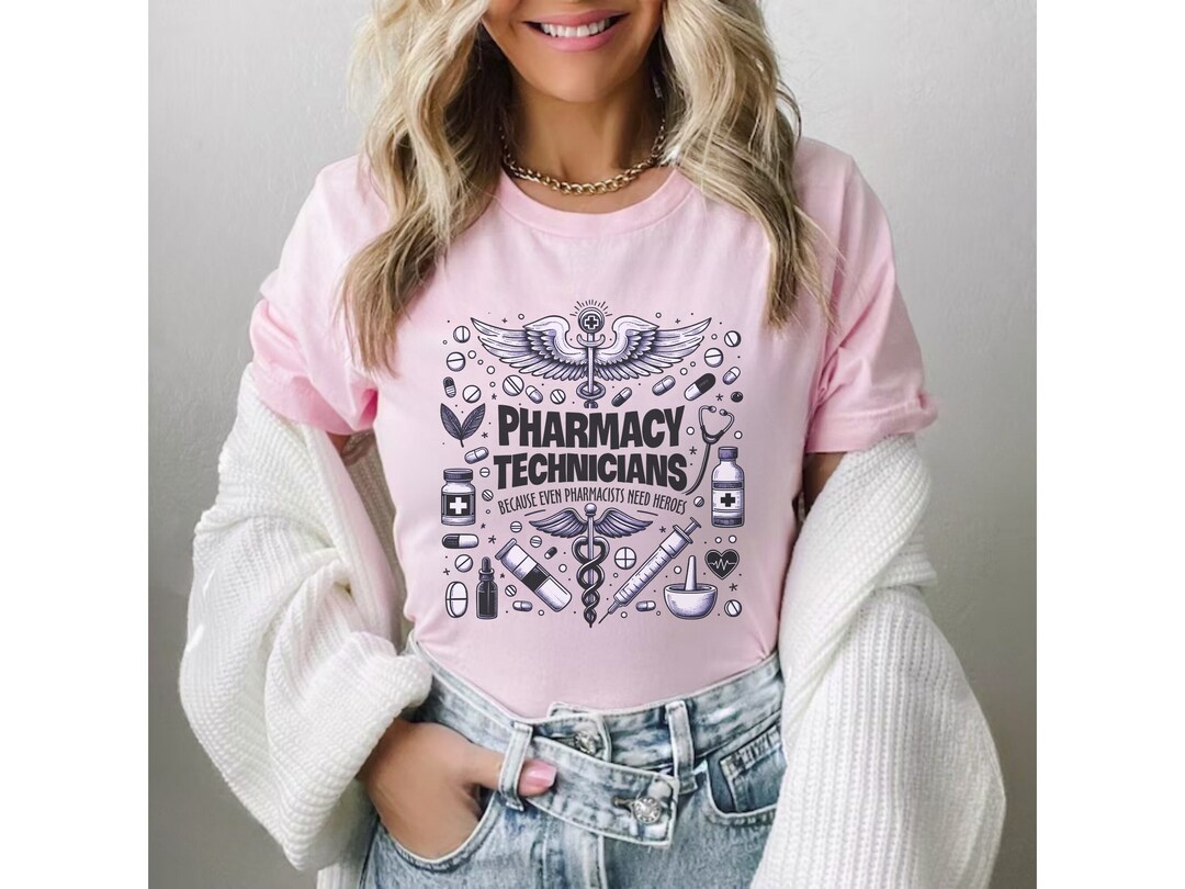 Pharmacy Tech Gift Shirt, Pharmacy Technician Tshirt, Pharmacy Shirt ...