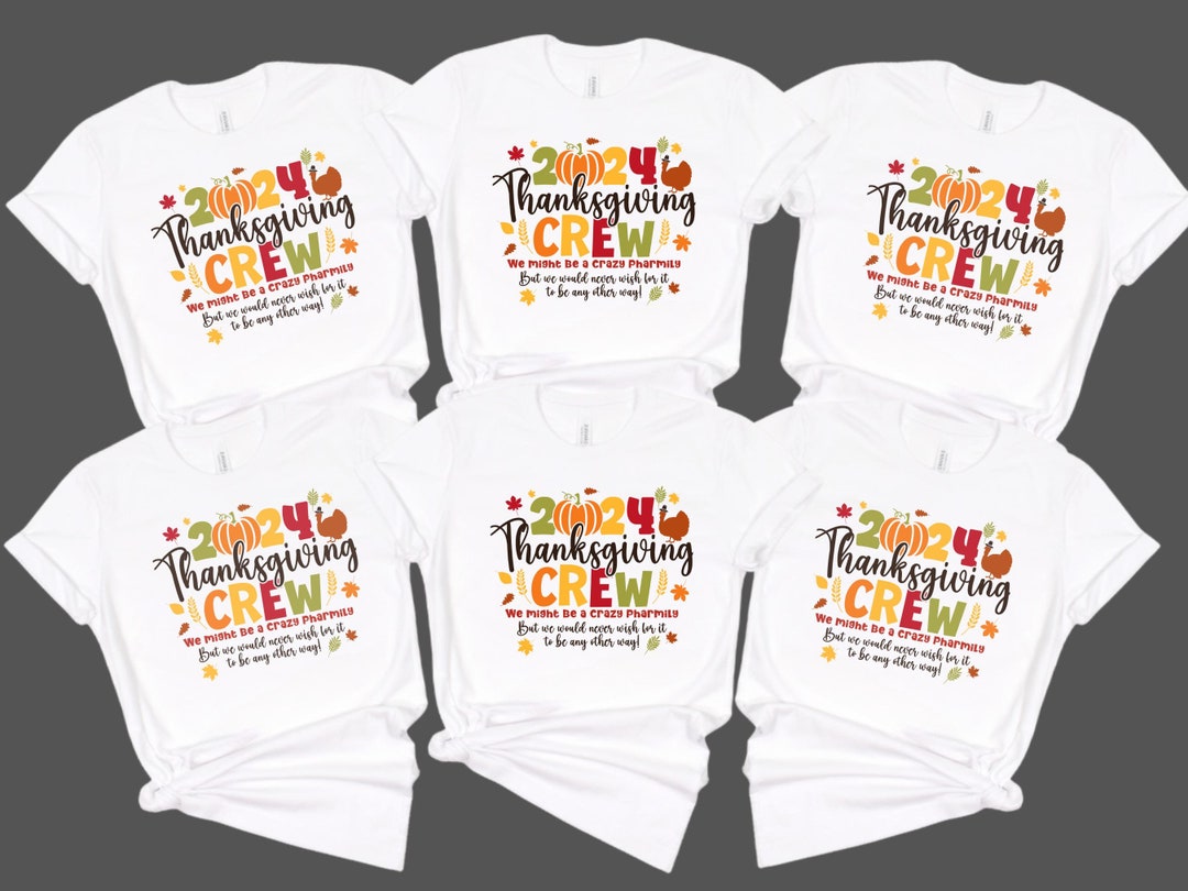 Pharmacy Tech Thanksgiving 2024 Matching Group Shirt, Custom Pharmacy ...