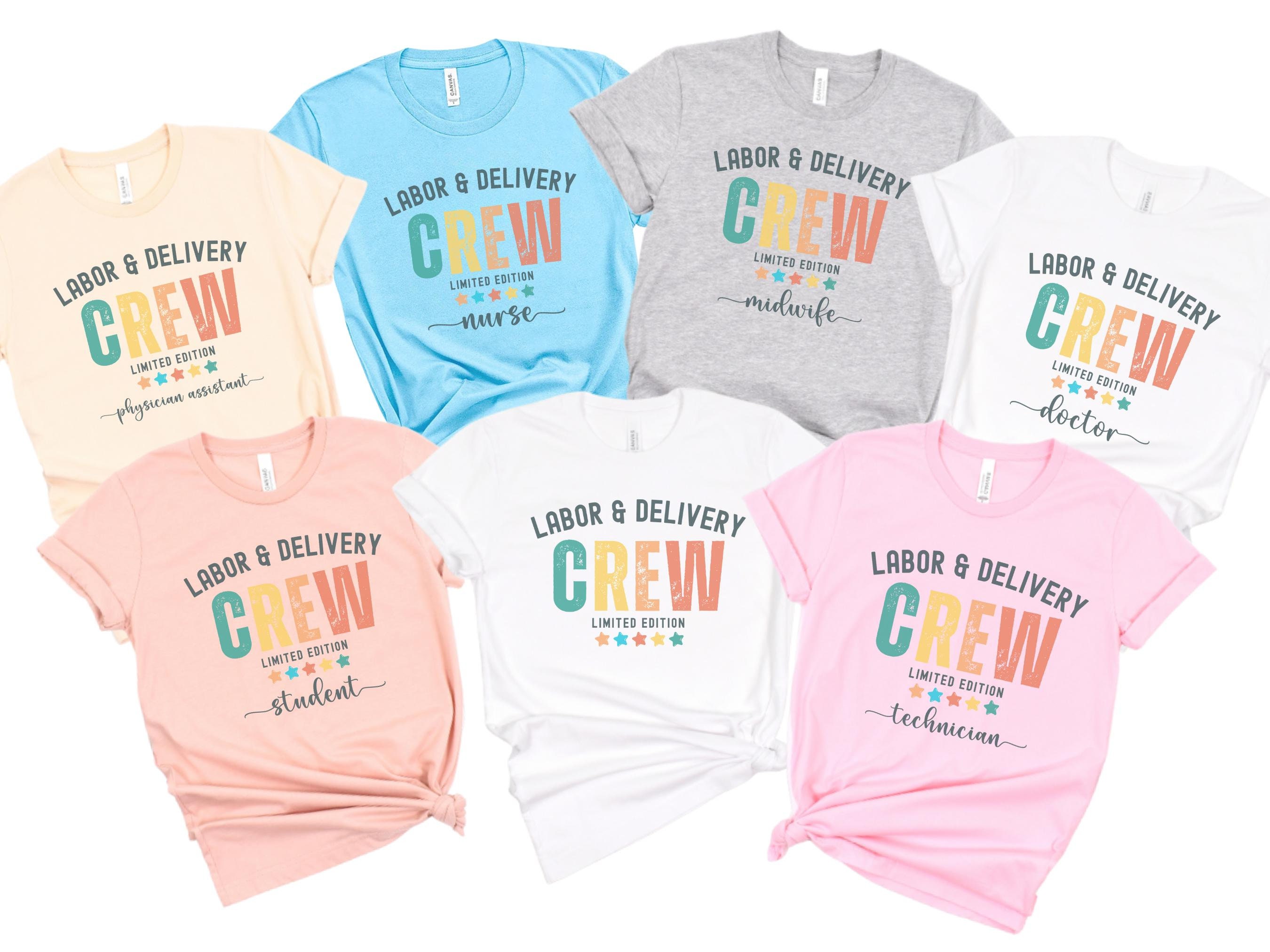 Matching Labor and Delivery Shirts, Group L&D Tshirt Crewneck for ...