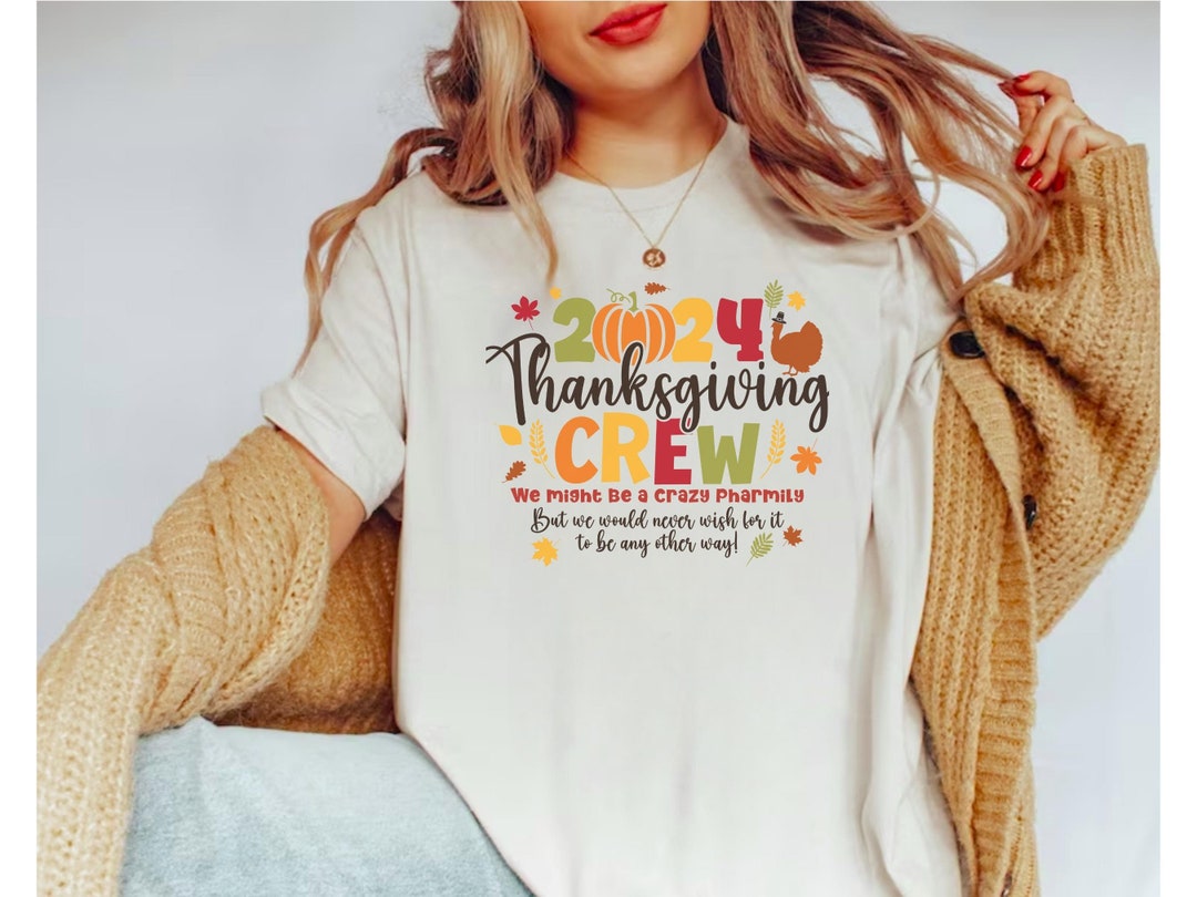 Pharmacy Tech Thanksgiving 2024 Matching Group Shirt, Custom Pharmacy ...