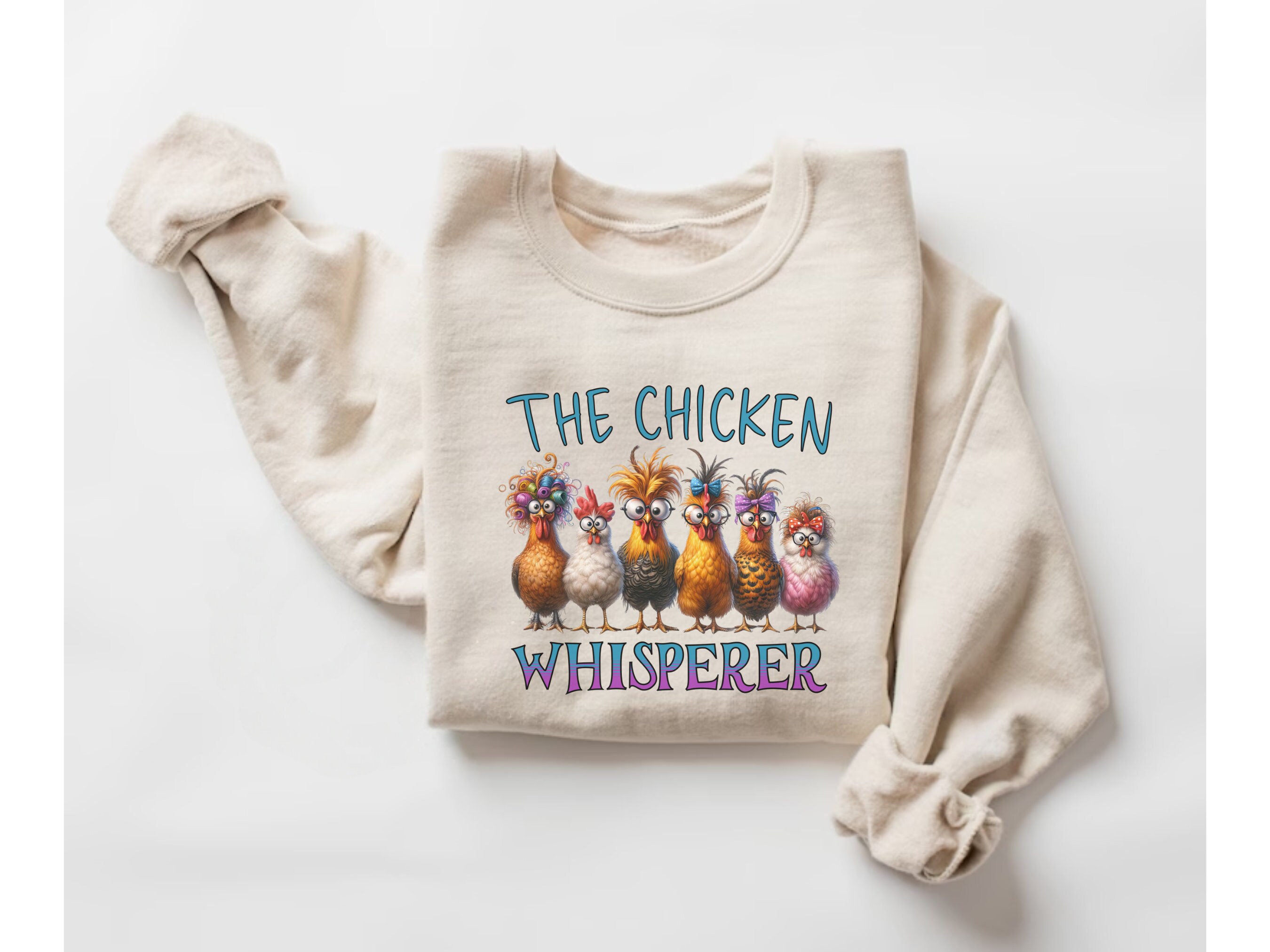 Funny Chicken Sweatshirt Chicken Lover Gift, Farmer Sweatshirt Gift ...