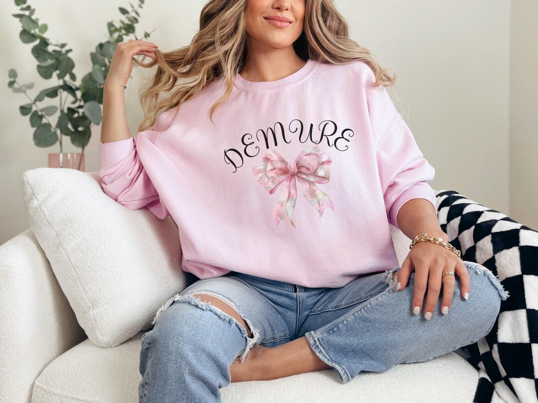 Very Demure Very Mindful Sweatshirt, Cutesy Trendy Tik Tok Meme ...