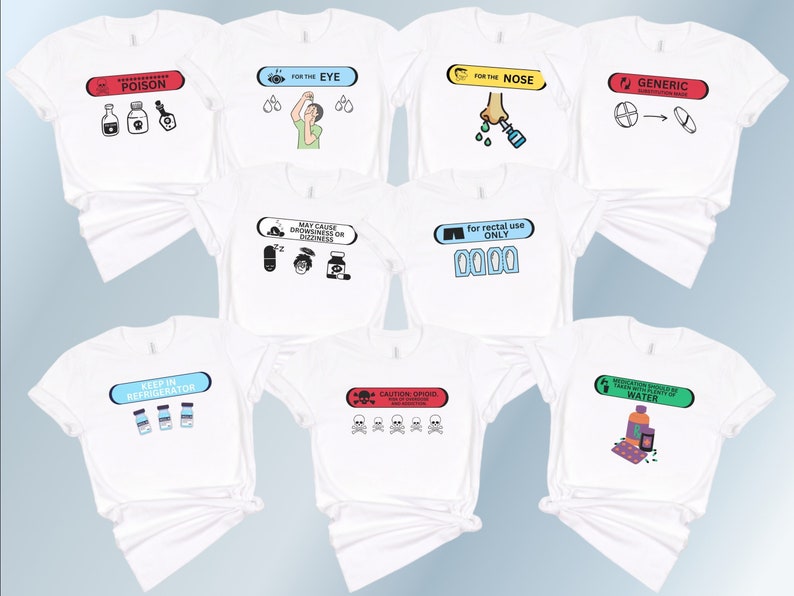Funny Matching Pharmacy Tech Shirt, Group Pharmacy Technician Tshirt ...