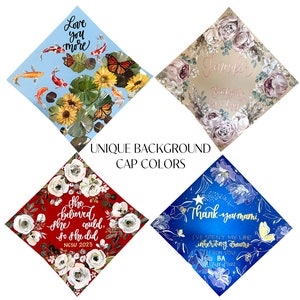 CUSTOM Graduation Cap Topper — Hand Painted Grad Cap Topper | Grad Gift ...
