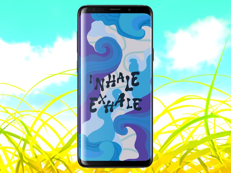 INHALE EXHALE Phone Background, Motivational, Inspirational and ...