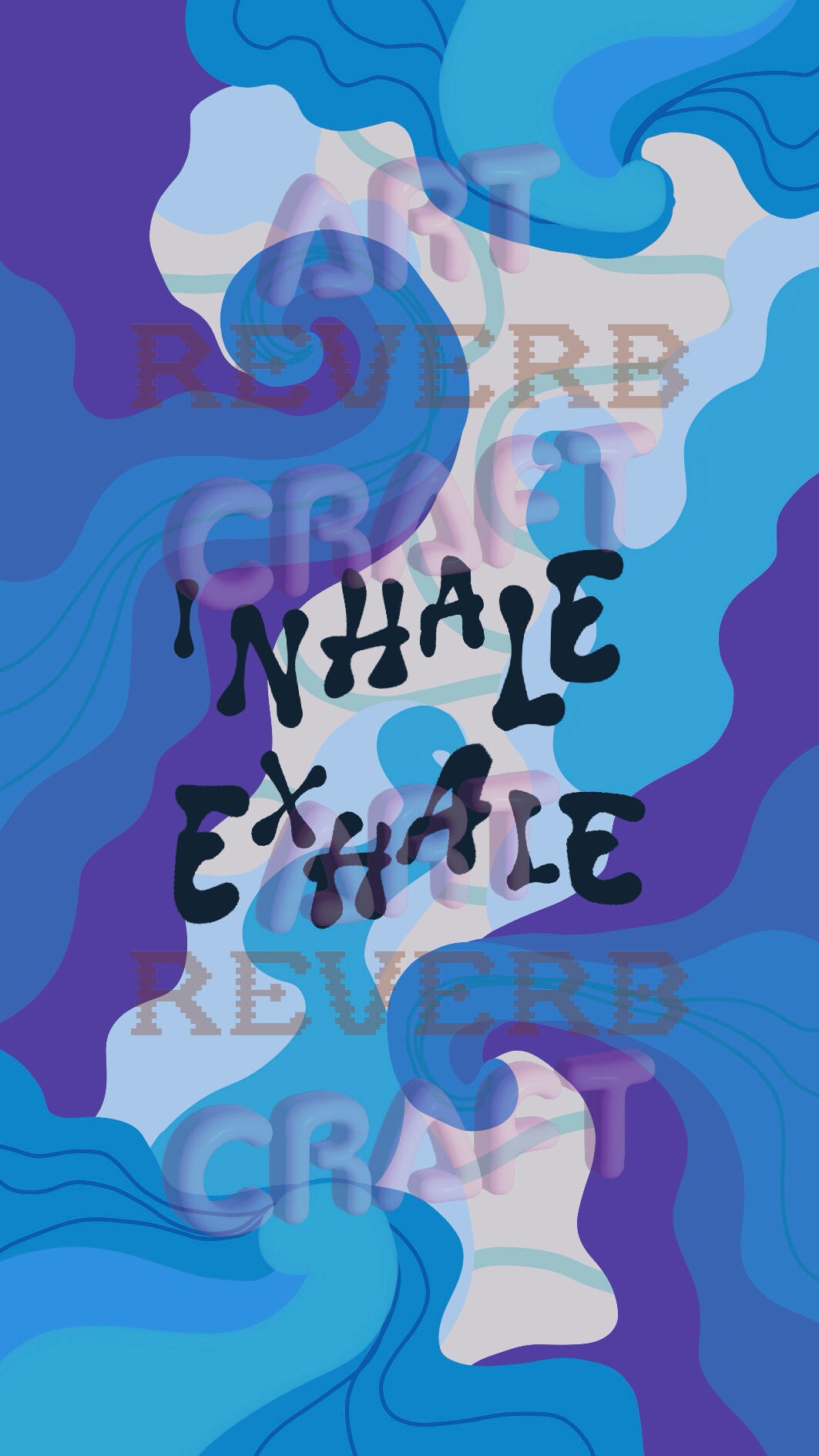 INHALE EXHALE Phone Background, Motivational, Inspirational and ...