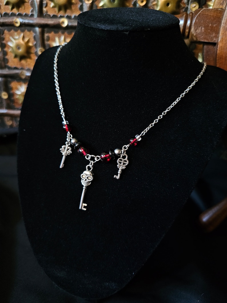 Skeleton Key Necklace - Etsy