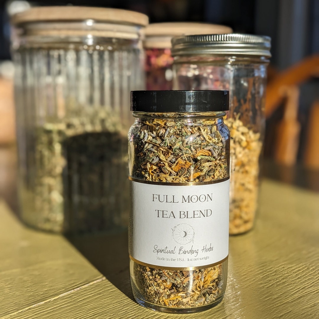 Full Moon Tea, Lunar Elixir Tea, Herbal Tea for the Full Moon, Loose ...