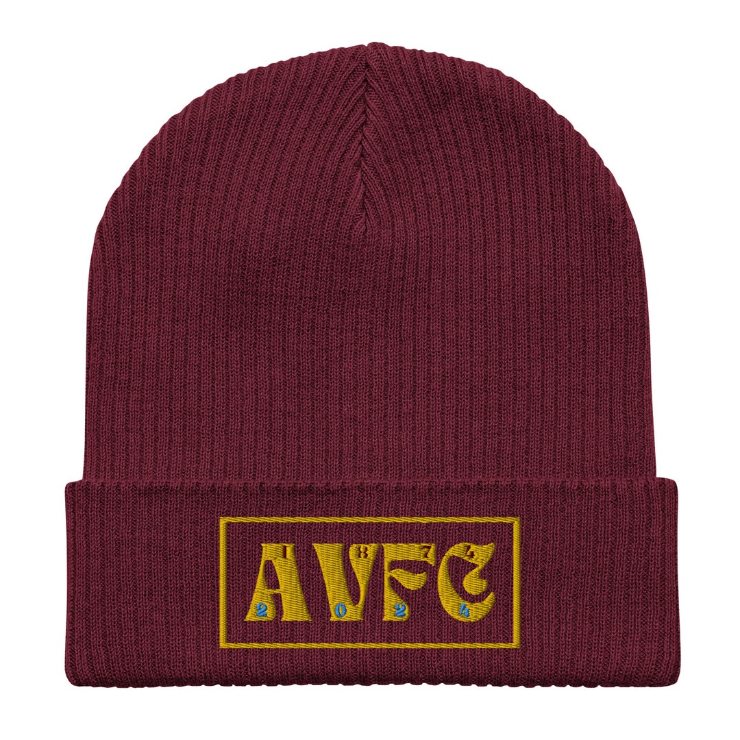 AVFC 1874-2024 150 Years Organic Ribbed Beanie - Etsy