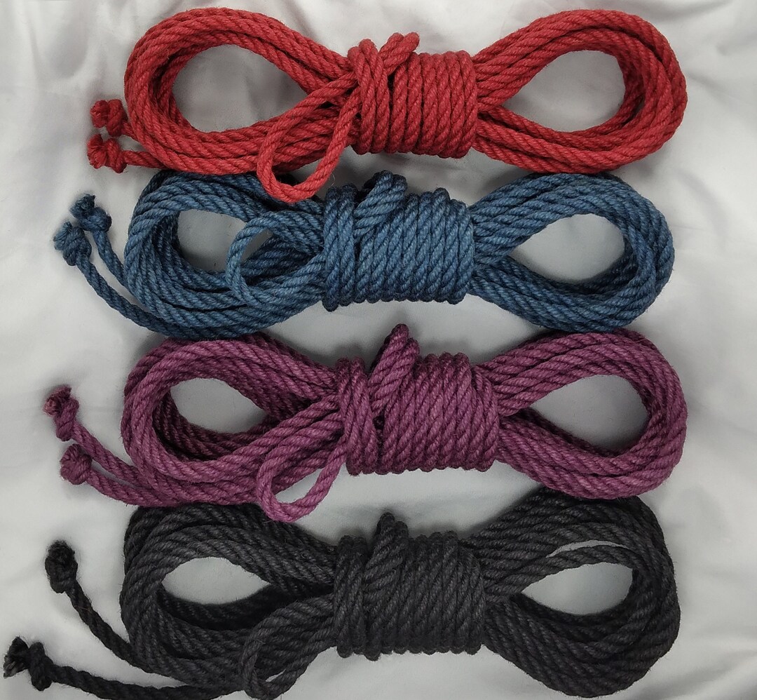Shibari Rope, Bondage Rope, Colored, Jute Rope, BDSM, Kink - Etsy