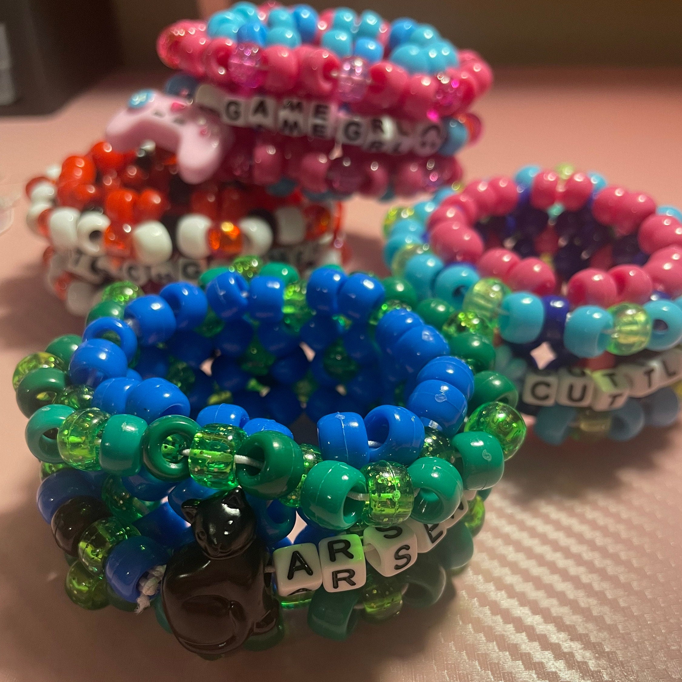Custom Mini Rotating Kandi Cuffs - Etsy
