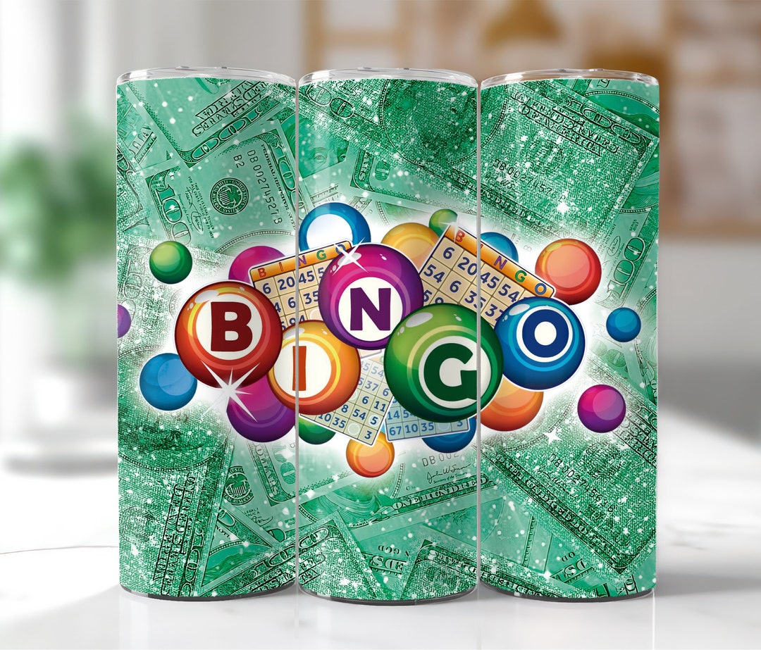 Bingo Travel Coffee Tumbler Stainless Steel 20oz Bingo Lover Cup Gifts ...