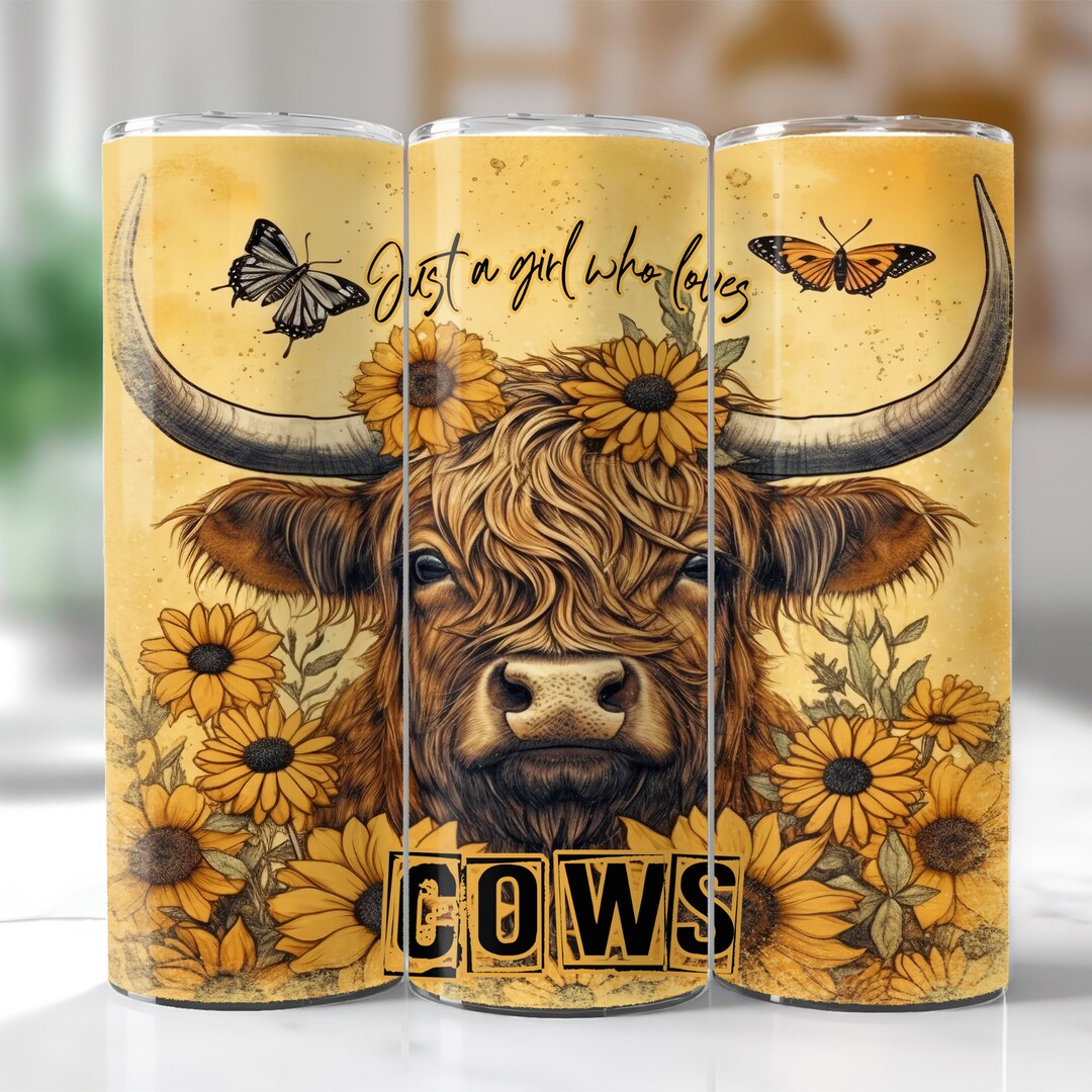 Just a Girl Who Loves Cows Tumbler, Cow Lover Gift, Gift for Her - Etsy
