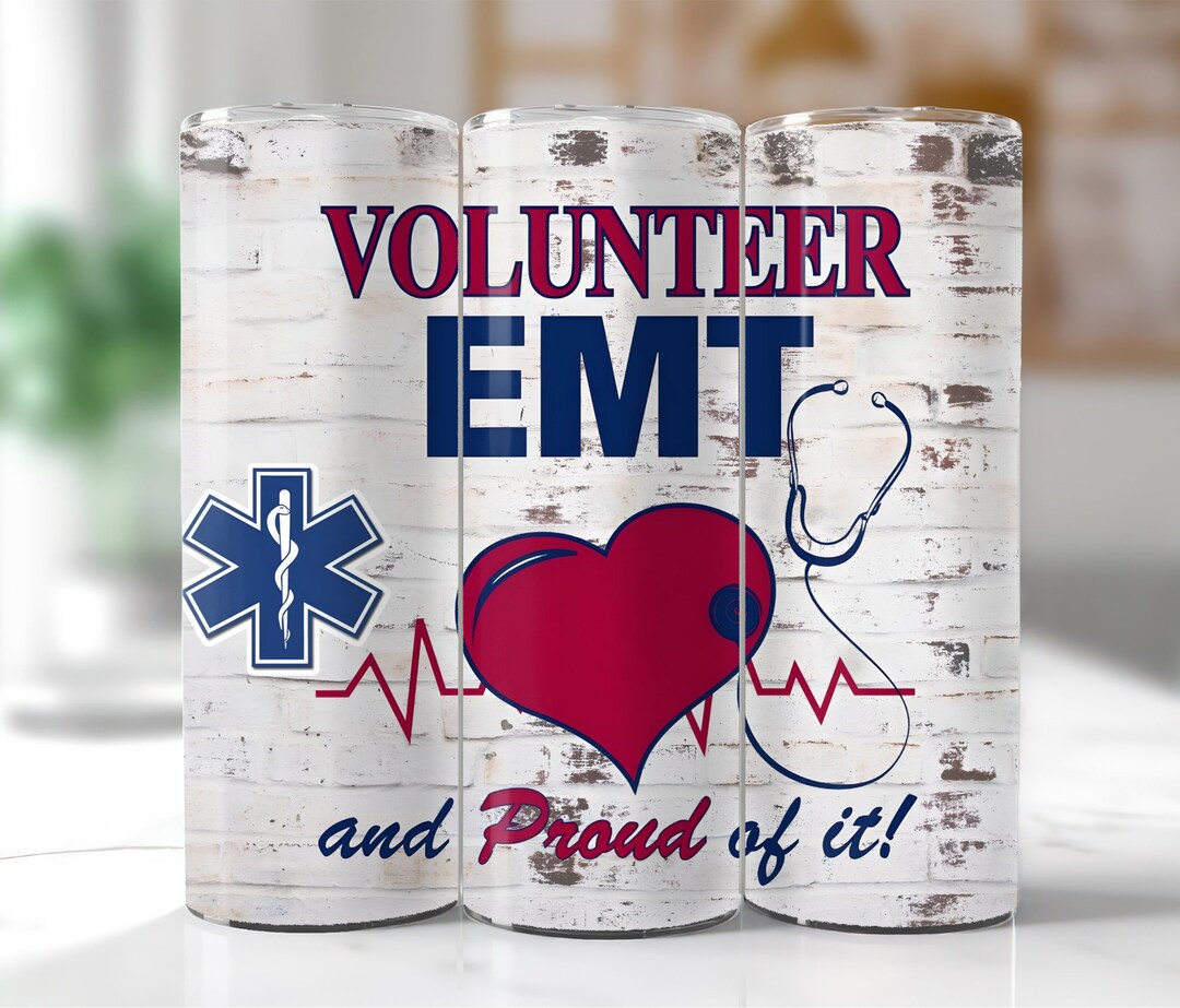 EMT Tumbler With Straw, First Responder Gift Mug, Gifts for Father's ...