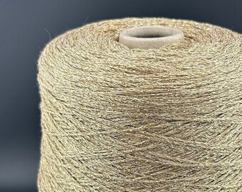 Lurex Yarn - Optical White&silver Metallic Yarn - Yarn on Cone ...