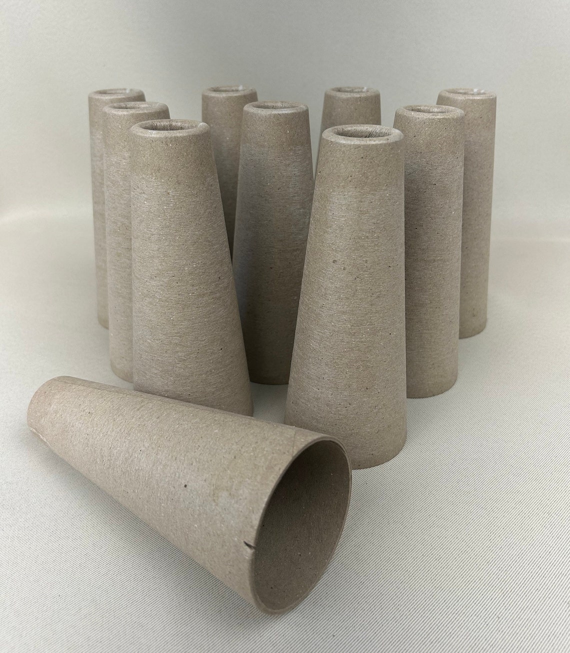 Multi-purpose Craft Cones: Set of 10 Cardboard Cones for Yarn, Papier ...