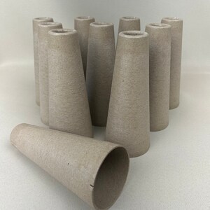 Multi-purpose Craft Cones: Set of 10 Cardboard Cones for Yarn, Papier ...