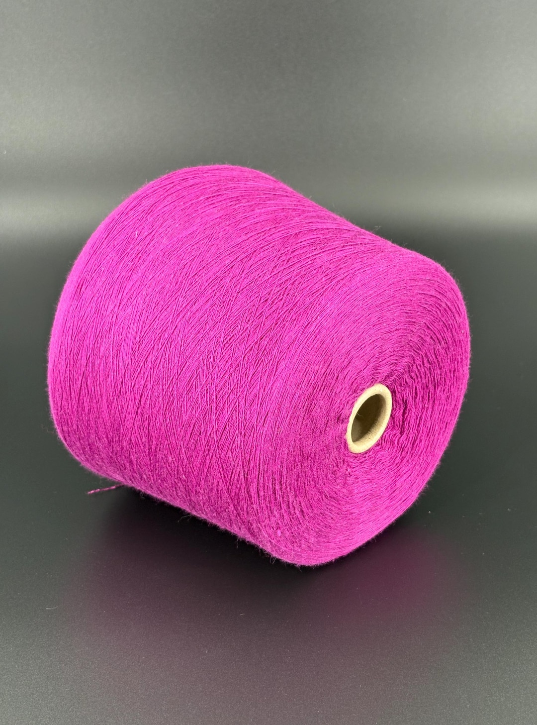 Italian Luxury Yarn on Cone – KIRK New Mill Fuchsia | Cashmere Merino ...